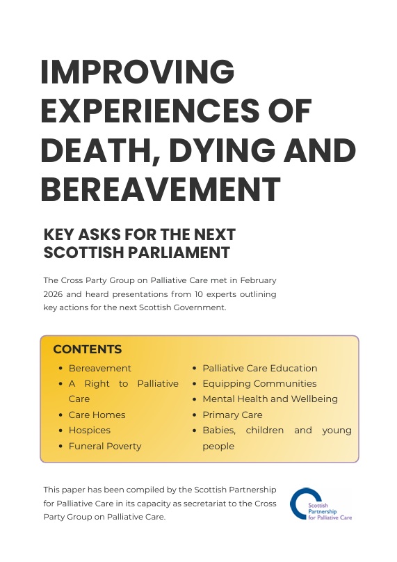 Scottish Partnership for Palliative Care | Latest news from SPPC | Key ...